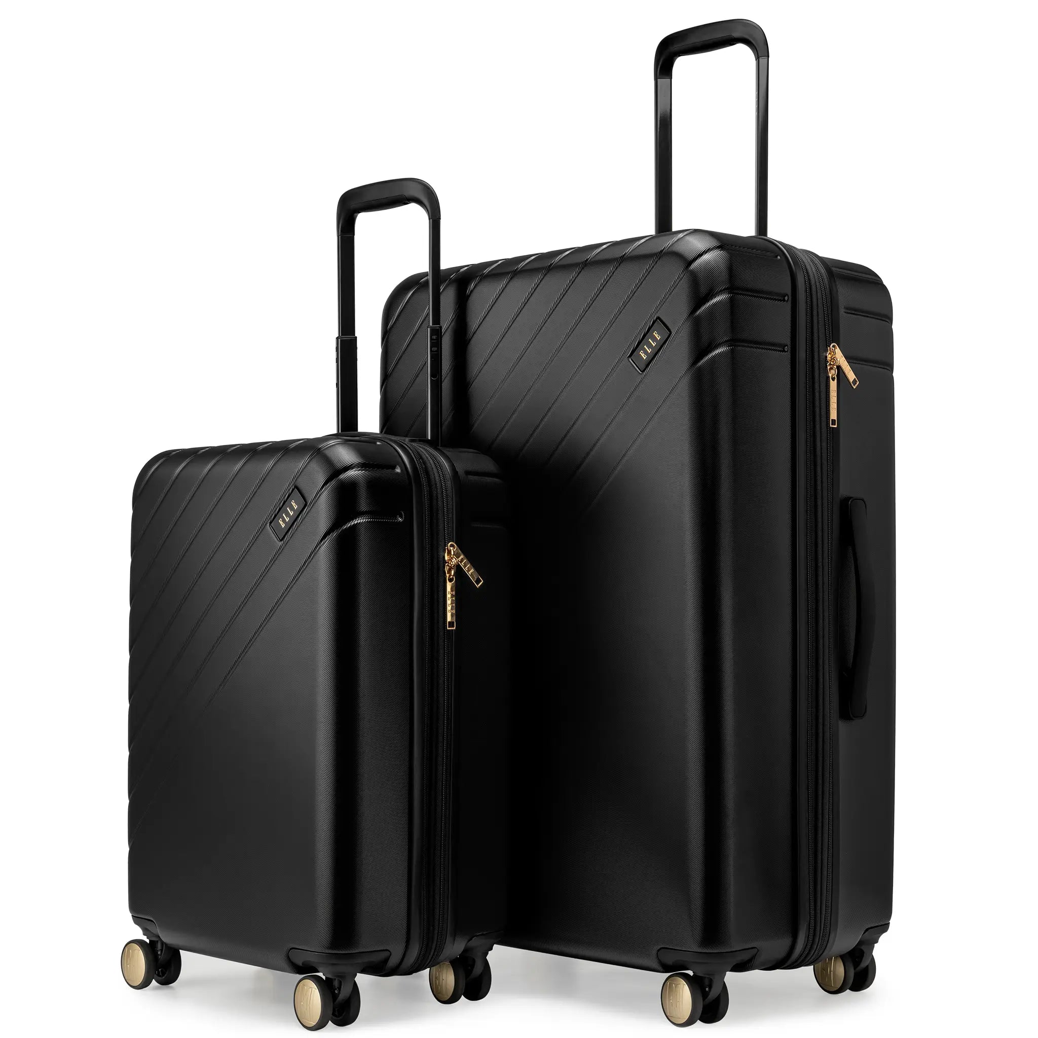 ELLE Expedition 3 Piece Expandable Polycarbonate Spinner Luggage Set ...